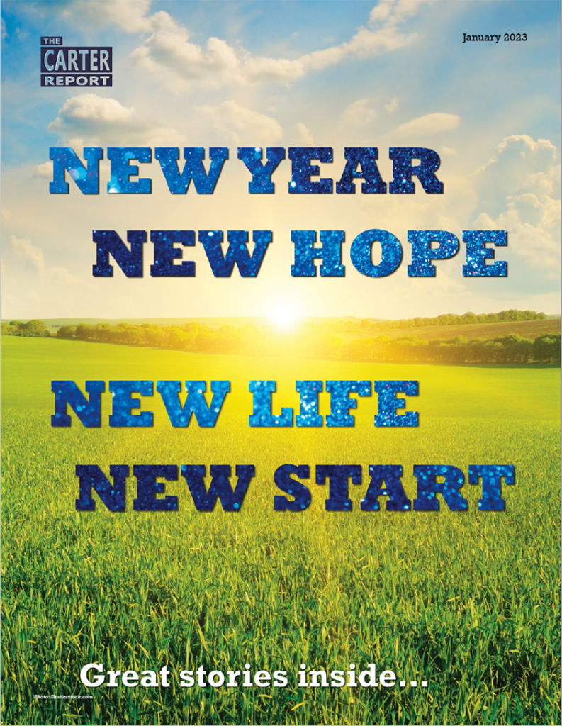 NEW YEAR NEW HOPE NEW LIFE NEW START – The Carter Report